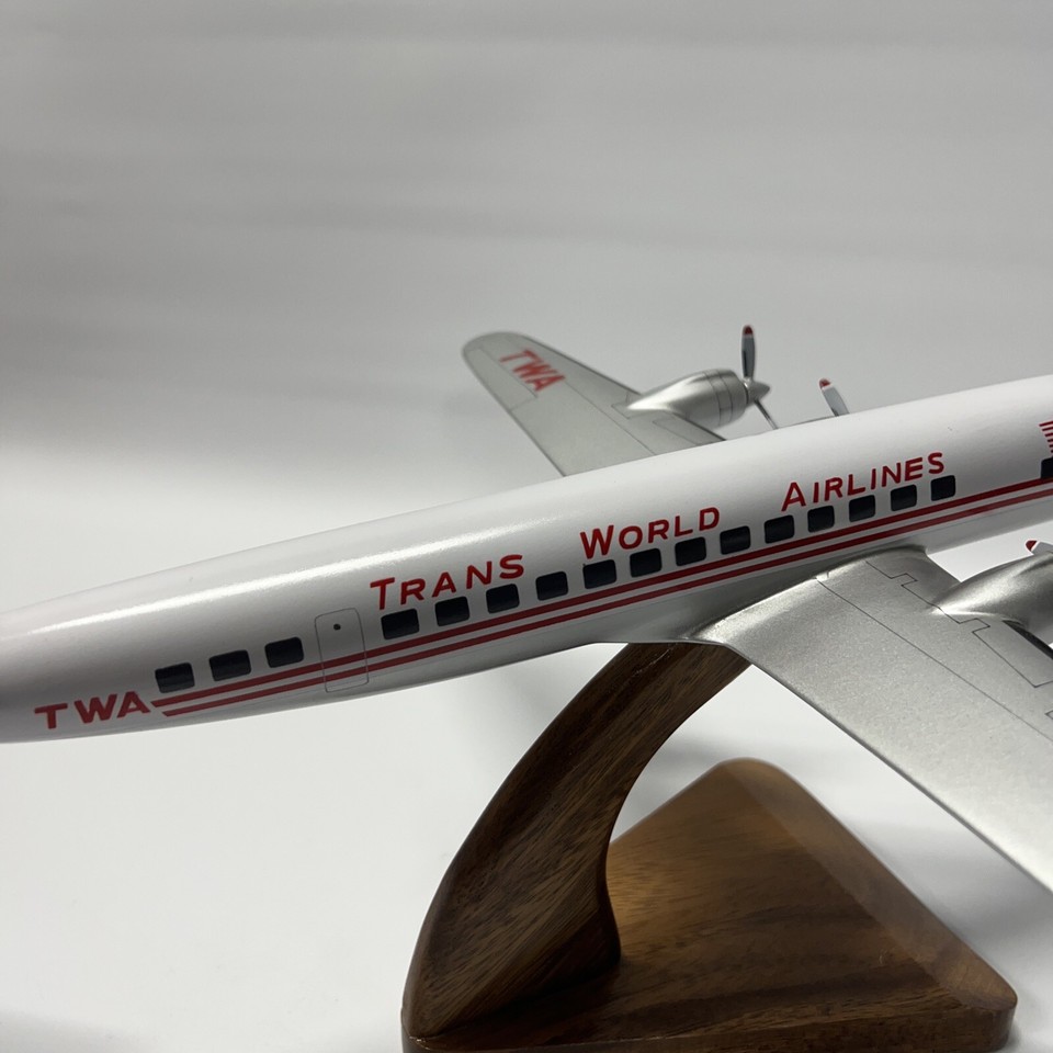 Lockheed L-1049 TWA Super Constellation Airplane 1952 HIGH DETAIL Desk ...