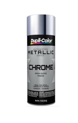 Duplicolor CS101 Instant Chrome Metallic Enamel Spray Paint 12 Oz Can ...