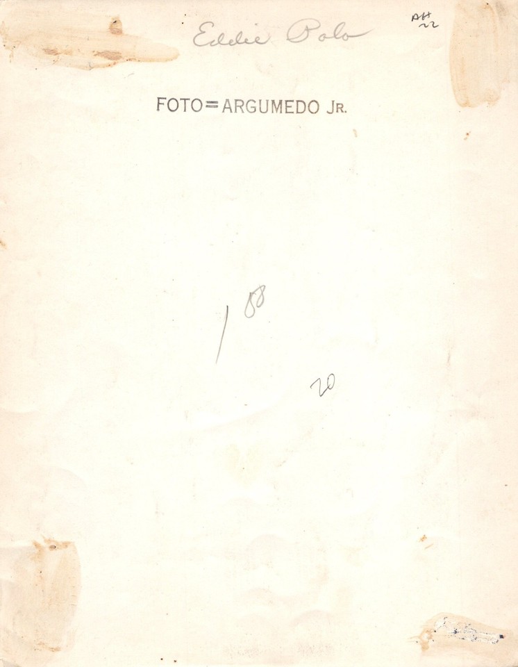 Eddie Polo (1940s) Original Vintage Memorabilia Collectable Photo K 389 ...