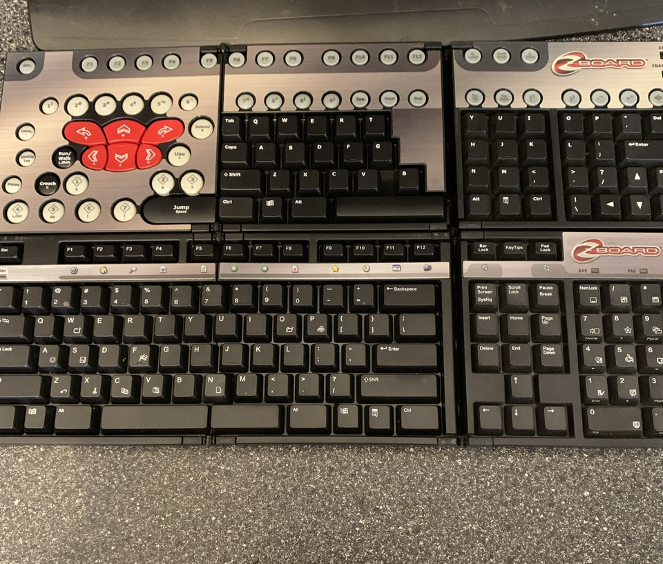 ZBoard Ultimate Gaming Keyboard - 2 Keyboards in One 826734000594| eBay