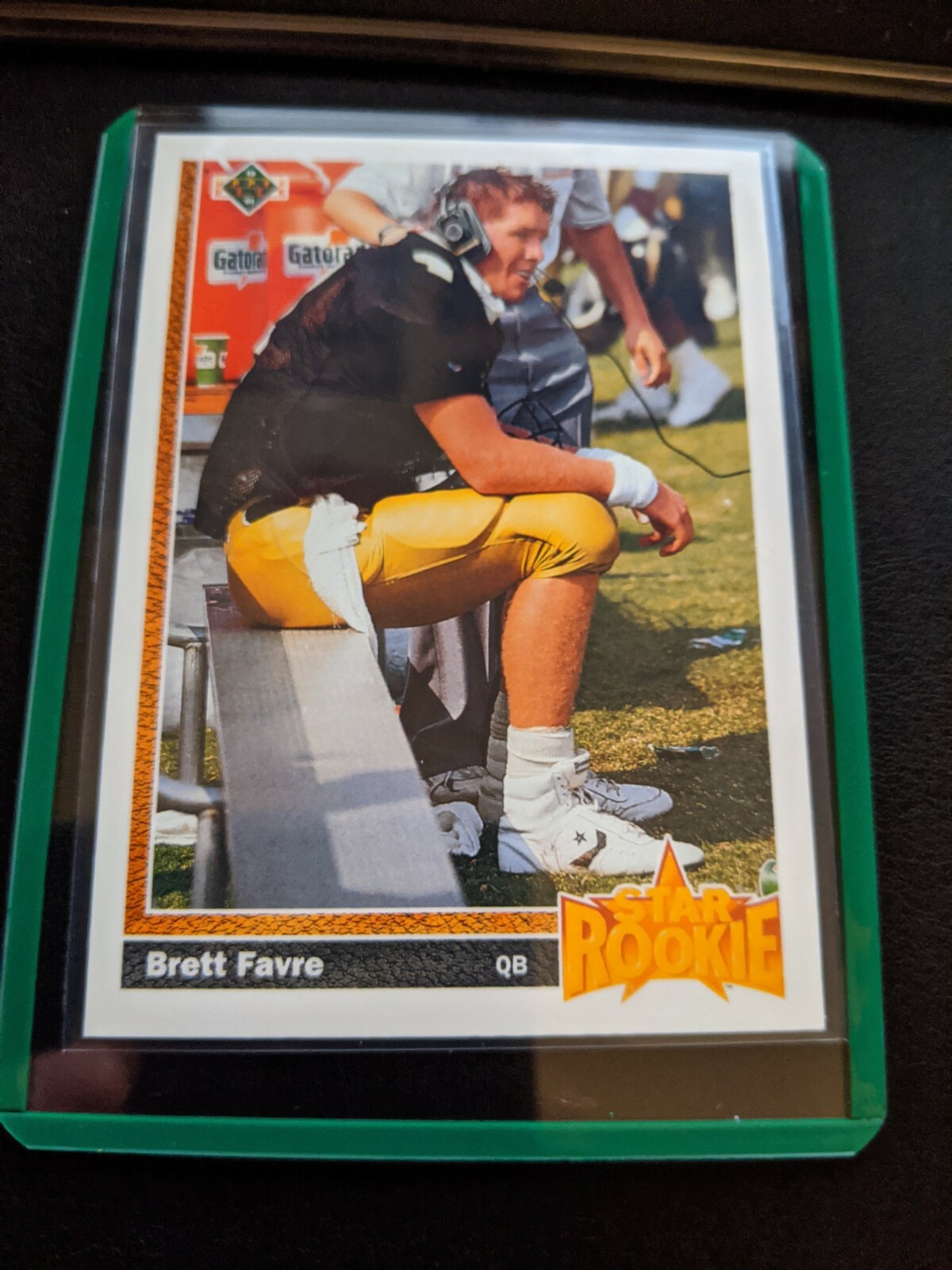 1991 Upper Deck BRETT FAVRE Star Rookie Card #13 Atlanta Falcons RC | eBay