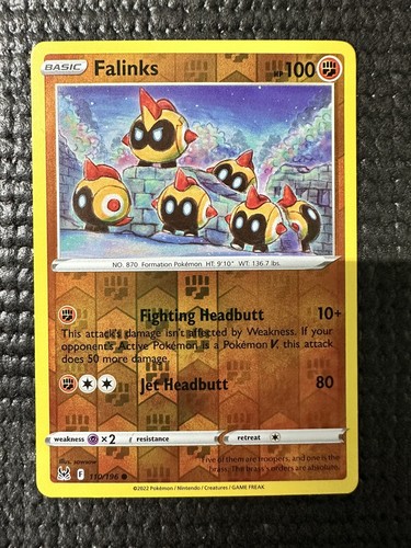 Falinks #110/196 Lost Origin Pokemon Reverse Holo Common Card | eBay