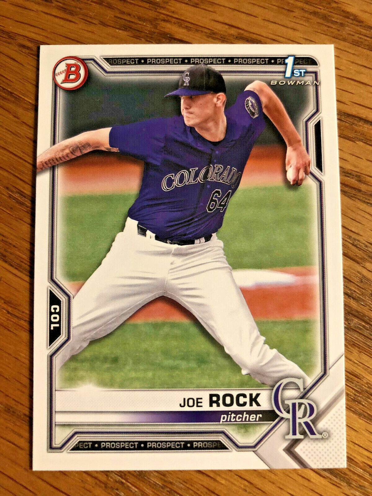 2021 Joe Rock Bowman Card - Colorado Rockies - Card #154 | eBay