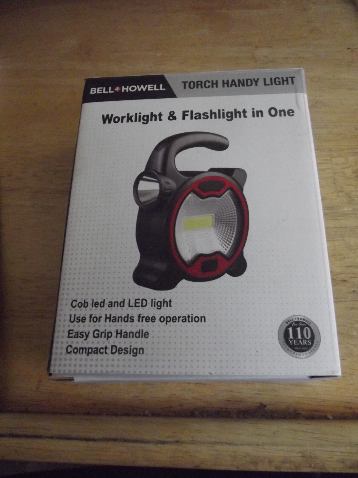 NEW BELL HOWELL, RED TORCH HANDY LIGHT, ULTRA BRITE LED, FREE SHIPPING ...