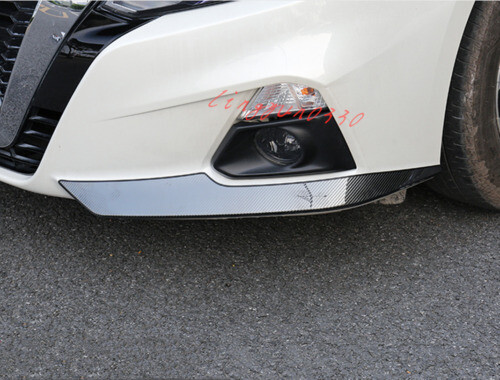 For Nissan Altima 2019-2021 Carbon Fiber Front Bumper Lip Cover Trim ...