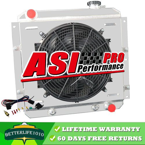 4-ROW Radiator Shroud Fan Relay Fit 1958-1984 Toyota Land Cruiser FJ40 ...