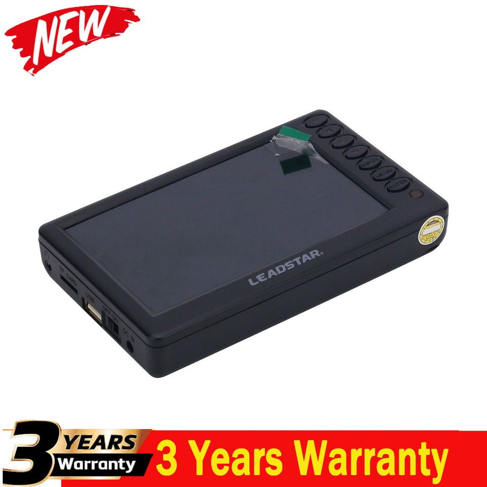 LEADSTAR D5 5-Inch 800x480 Portable TV Portable Television Small TV Rechargeable | eBay