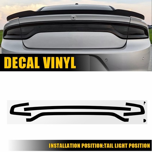 FOR 2015-2023 Dodge Charger Tail Light Cutout SMOKE Precut Vinyl Tint ...