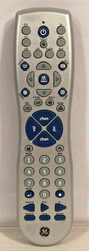 GE RC94927C Universal Remote Control for TV, VCR, DVD Player, Satellite ...