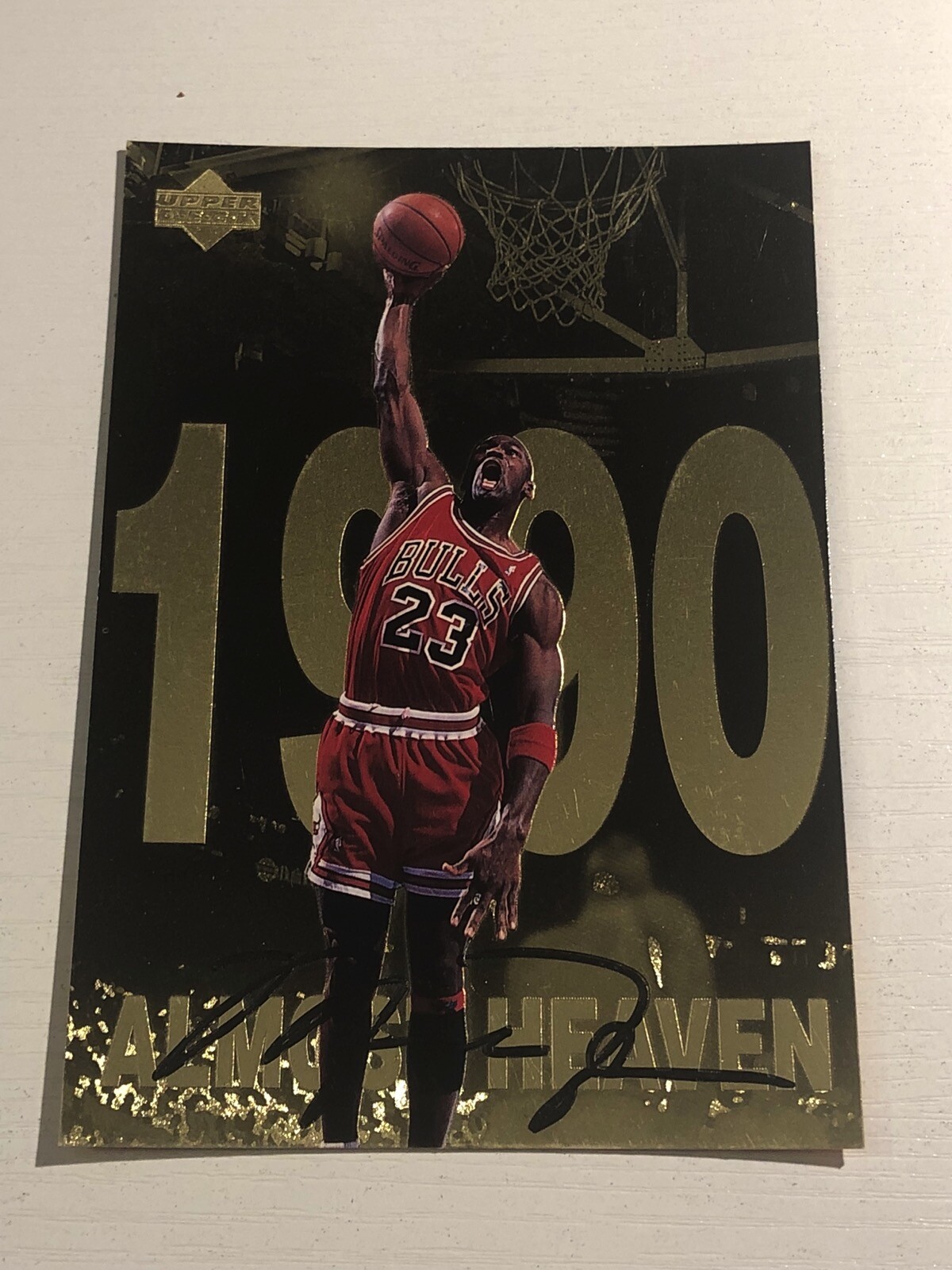 1998 Upper Deck Gatorade Gold Foil Michael Jordan Oversize 1990 6 | eBay