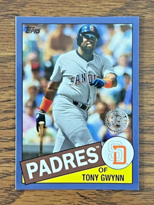 2020 Topps Tony Gwynn Blue Parallel #85-85 Padres | eBay