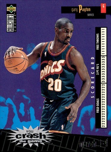 1996 Collector's Choice Gary Payton #C25b Week starting 4/14 | eBay