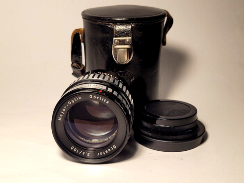 RARE SERVICED MINT M42 Meyer Optik Orestor 1:2,8/100 14 blades LENS ...
