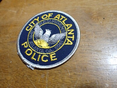 ATLANTA GEORGIA EARLY OBSOLETE VEST PATCH BX H #60 | eBay
