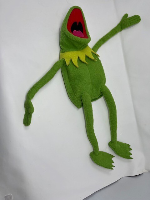 Vintage EDEN Muppets Kermit Frog Large Plush Full Body Hand Puppet ...