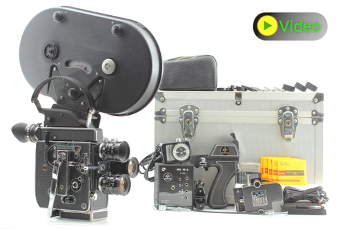 [MINT w/Motor] Bolex H16 REX-5 Reflex 16mm Film Movie 13,25,50mm Lens ...