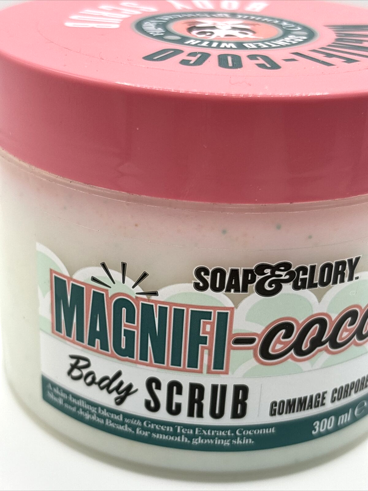 Soap & Glory Magnifi-Coco Body Scrub Sweet Vanilla & Coconut Sent 10.1 ...