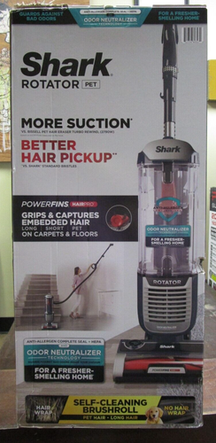 Shark ROTATOR PET HAIRPRO 120V Corded Upright Vacuum ZU100 Gray BRAND ...