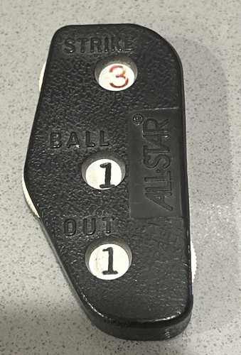 Vintage ALL-STAR Baseball Umpire Counter Clicker | eBay