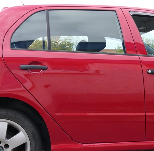 Skoda Fabia 6Y Berlina Hatchback Portiera Posteriore Destra Rosso LF3K ...