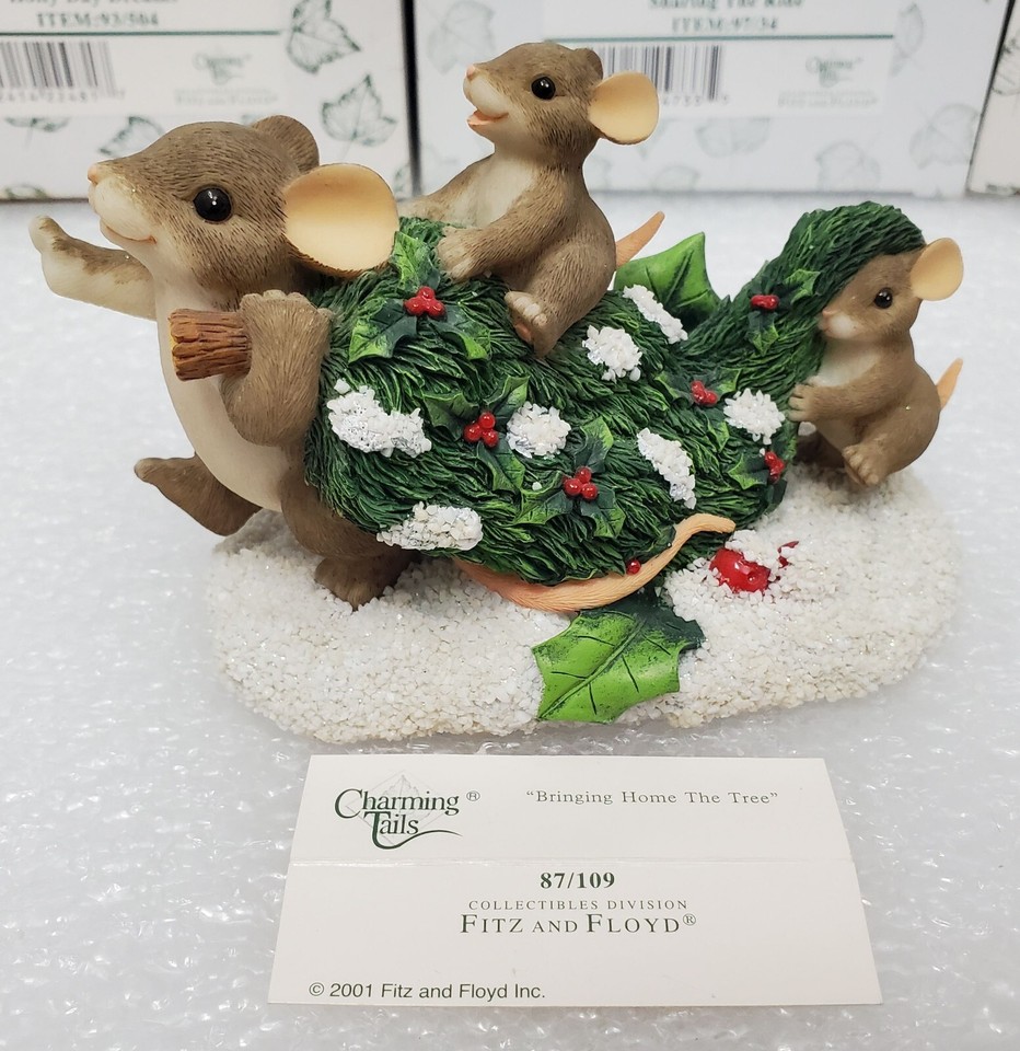 *Christmas* Lot of 11 Charming Tails Figurines- You Pick! *8/11 Signed ...