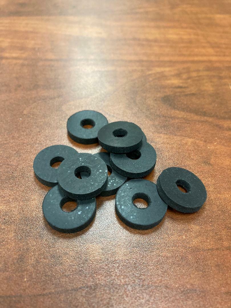EPDM Rubber Washer Spacer 5/8" OD x 1/4" ID x 1/8" thick 10 Pack | eBay