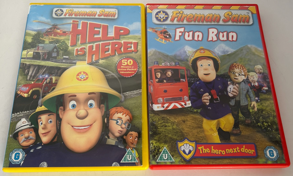 Fireman Sam / Thomas & Friends Bundle DVD's Job Lot Kids Cartoons 6 DVD ...