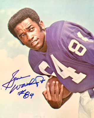 GENE WASHINGTON MINNESOTA VIKINGS signed 8x10 #1 W/COA | eBay
