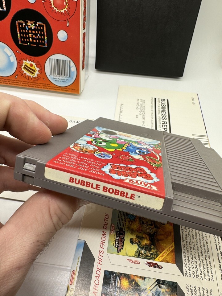 Bubble Bobble Complete in box CIB Nintendo NES MINTY | eBay