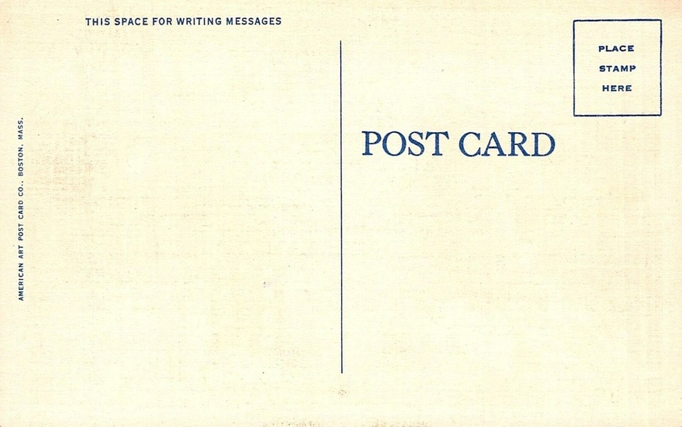 POSTCARD - Providence Harbor, Providence, Rhode Island. American Post ...
