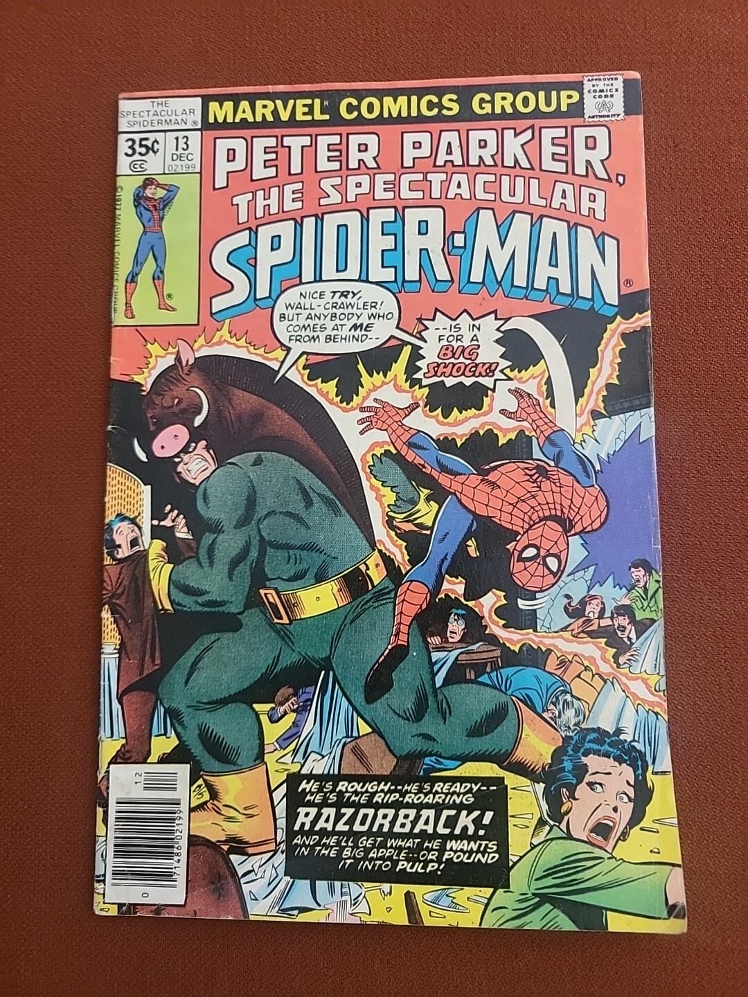 Peter Parker The Spectacular Spider-Man #13 1st Appearance of Razorback ...
