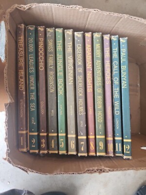 Vintage EDUCATOR CLASSIC LIBRARY Books COMPLETE 12 Volume Set 1968 | eBay