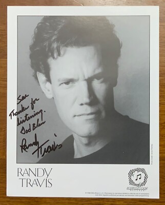 Randy Travis Country Music Singer & Songwriter Signed Autographed Photo ...