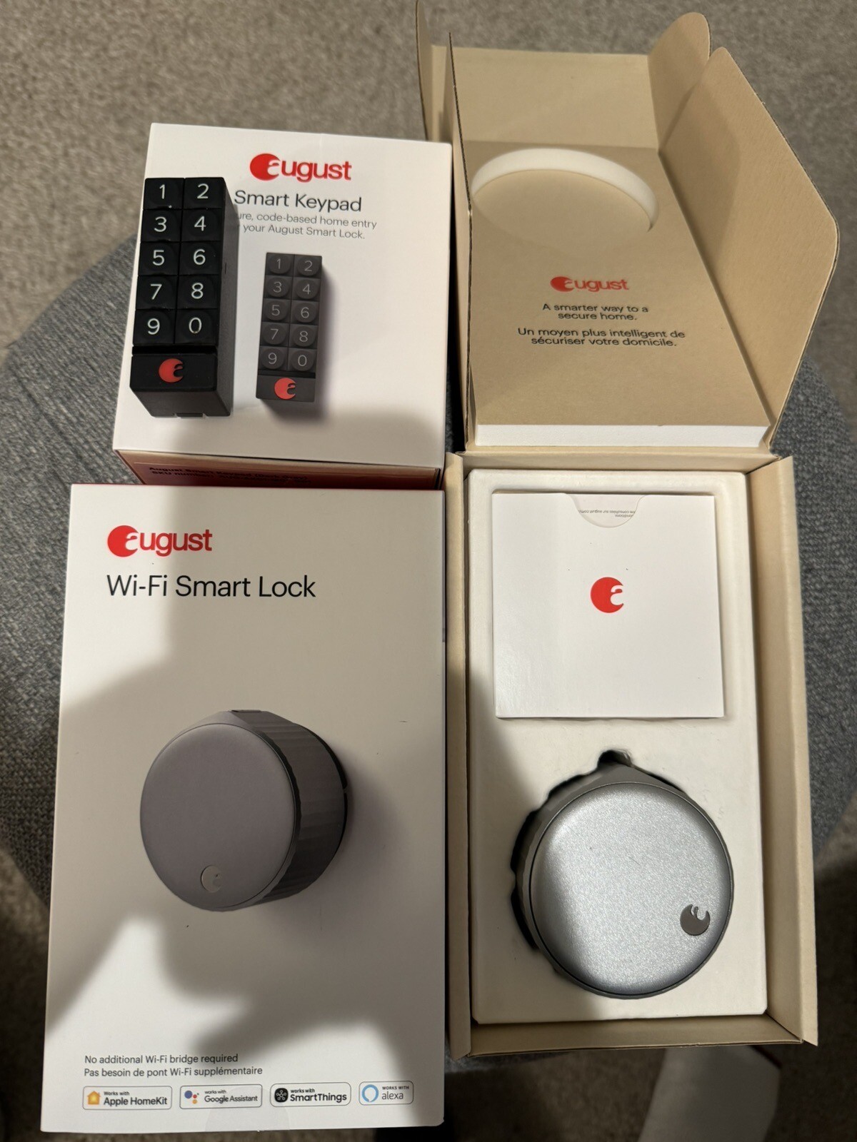 August AUG-SL05-M01-S01 Smart Lock and August Smart Keypad Combo - Wifi ...