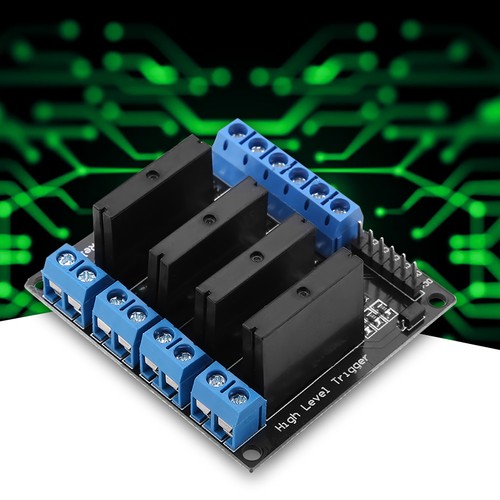 4 Channels Solid State Relay Module DC‑AC 5V High Level Trigger With ...