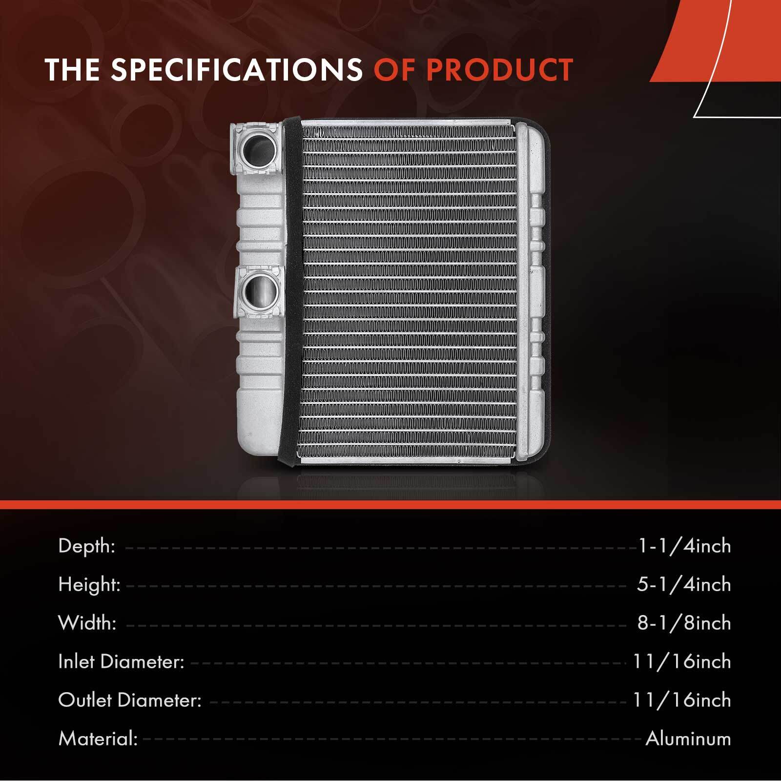 HVAC Heater Core for BMW E46 E90 320i 323i 325i 330i E83 F25 X3 04-10 ...