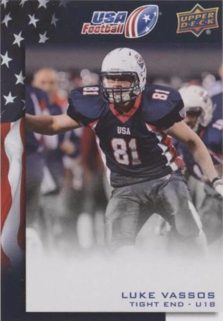 2014 Upper Deck USA Football - Luke Vassos #54 (RC) for sale online | eBay