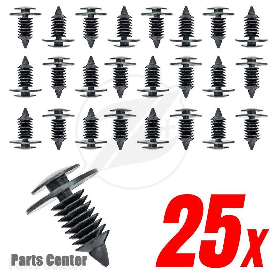 New 25 x Interior Door Panel Clips Fasteners Push Pins Retainers for ...