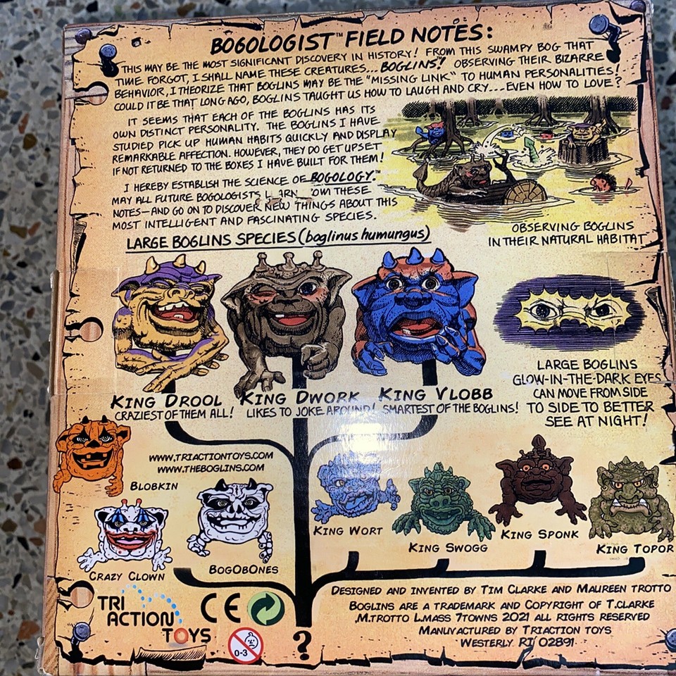 Boglins King Drool Monster Puppet First Edition Tri-Action Toys New | eBay