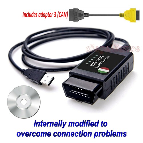 Diagnostic USB Cable ELM 327 Modified & Suitable For MultiEcuScan V5.1 ...