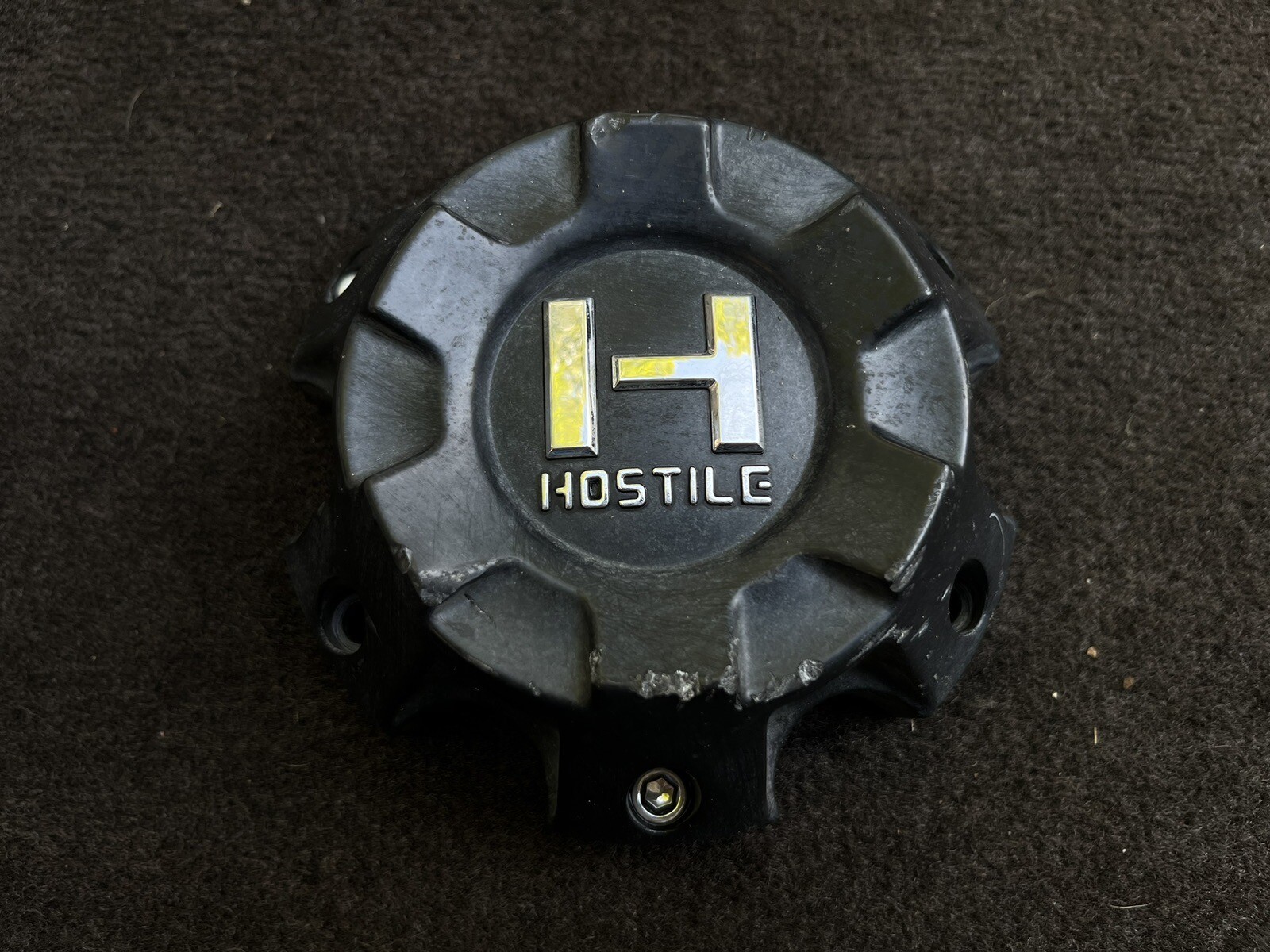 HOSTILE Custom Wheel Center Cap Matte Black HC-5001-B / HC-6001 | eBay