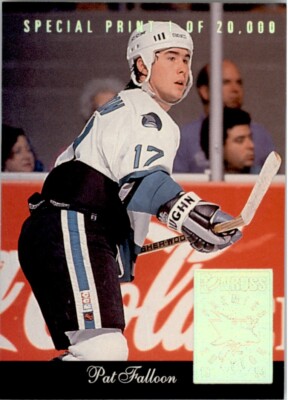 1993-94 Donruss Special Print #T Pat Falloon 1/20000 San Jose Sharks | eBay