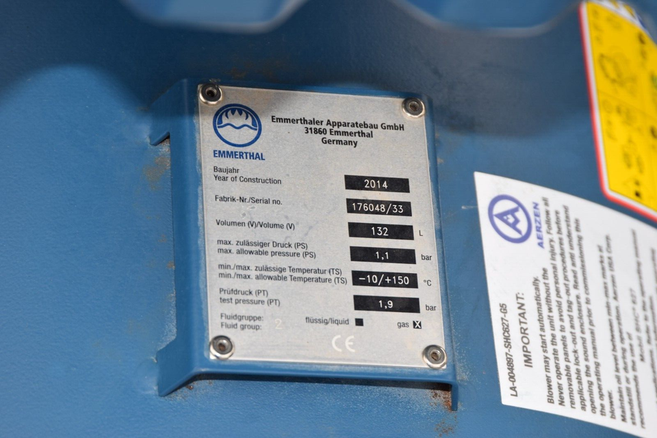 Aerzen GM35S Positive Displacement Rotary Lobe Industrial Blower ...