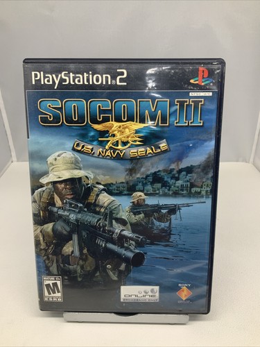 SOCOM II: U.S. Navy SEALs (Sony PlayStation 2, 2003) Complete In Box ...