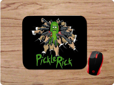 PICKLE RICK & MORTY CUSTOM MOUSE PAD GAMING COMPUTER HOME OFFICE GIFT ...