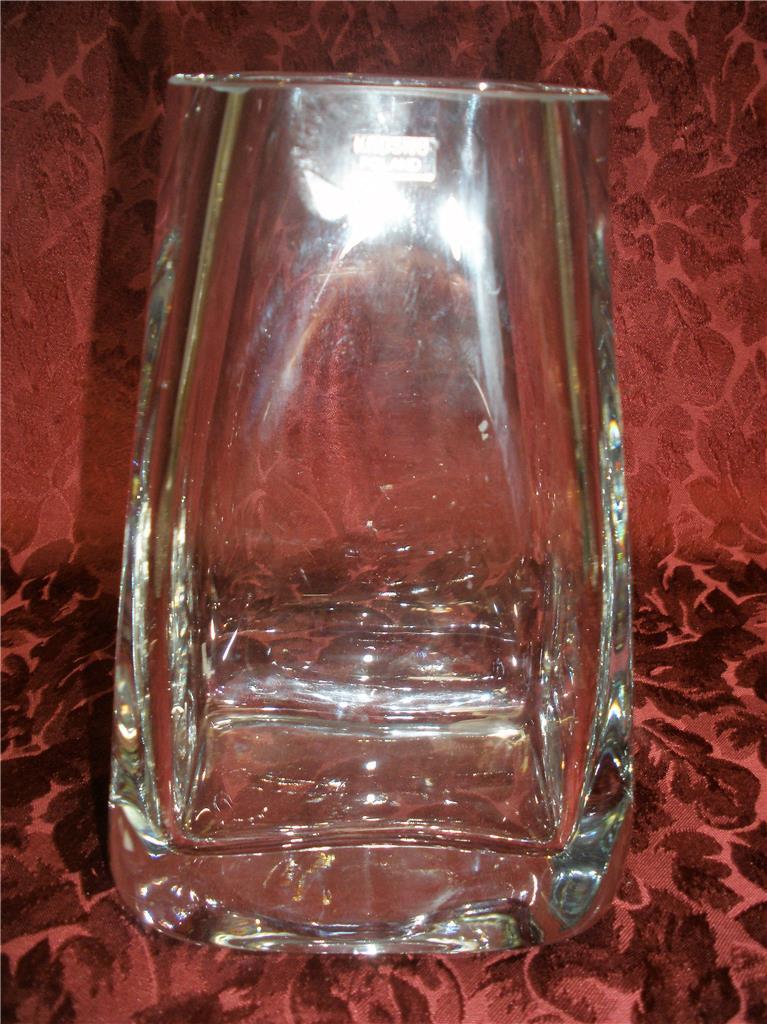 FABULOUS KROSNO 24% LEAD CRYSTAL CHUNKY VASE MADE IN POLAND | eBay ...