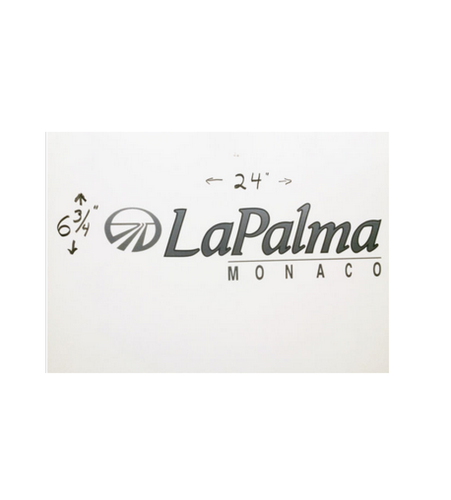 MONACO LAPALMA RV MOTORHOME CAMPER LEGEND LOGO TURQUOISE DECAL ...