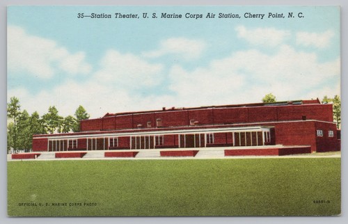 Linen~Station Theatre~US Marine Corps Air Station~Cherry Point NC~Front ...