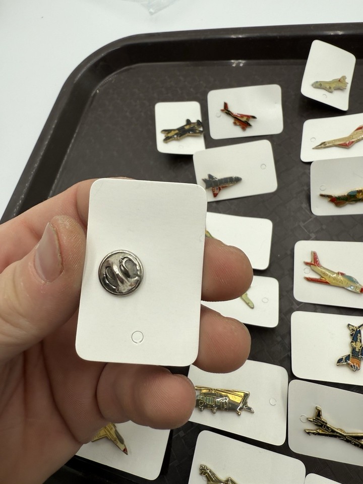 Military Aircraft Jet Plane Fighter Aviation Pins - Vintage Lot Of 20 ...