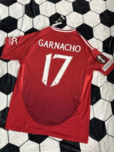 UEFA Cup Final 2025 Special Edition Man Utd 24/25 Home Kit “Garnacho#17 ...